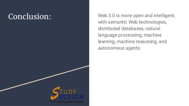 What is Web 3.0? - StudySection | PPTX
