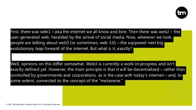 What is Web3 All About? An Easy Explanation With Examples | PPTX