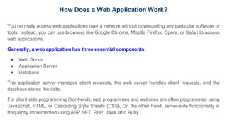 What is Web Application Development? | PPT