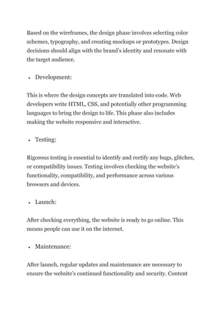 What is Web Designing? | PDF