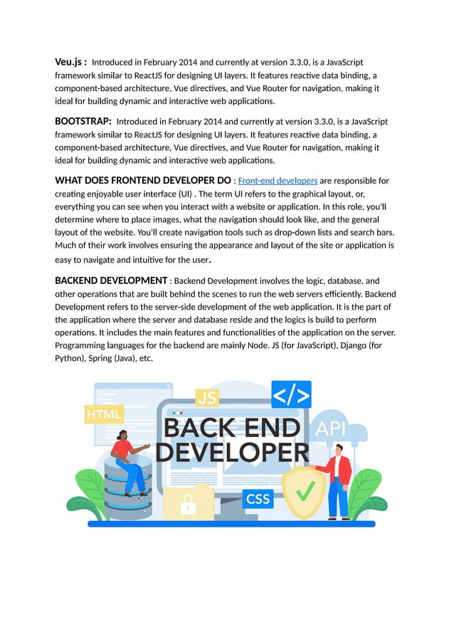 What is Web Development and what are its types | DOCX