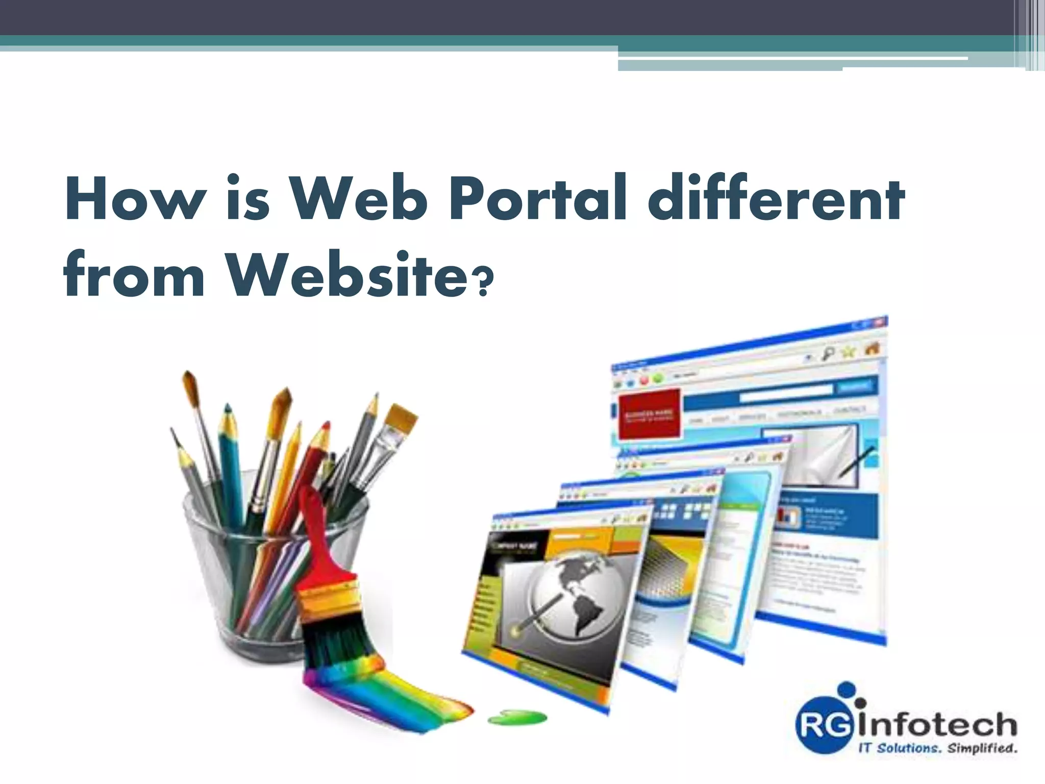 What is web portal | PPTX