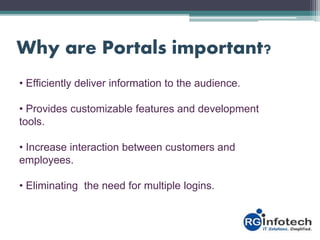 What is web portal | PPTX