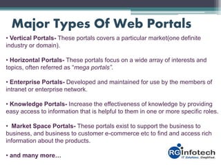 What is web portal | PPTX