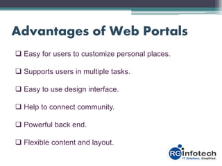 What is web portal | PPTX