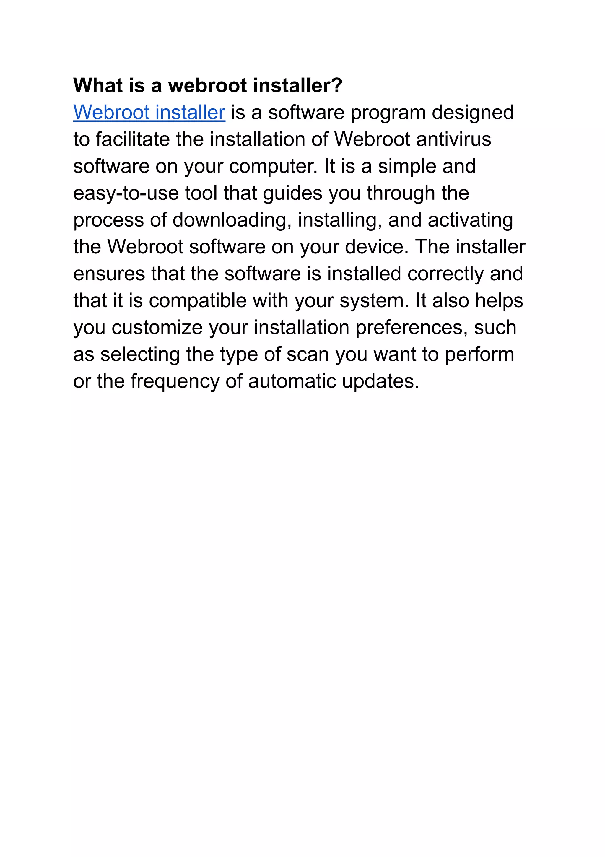 what is webroot installer005.pdf