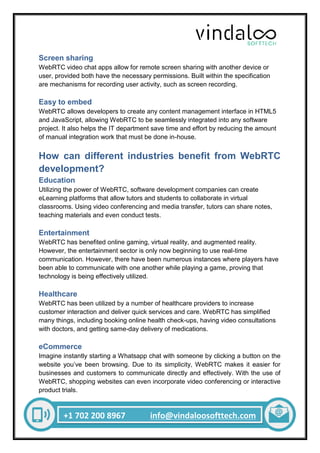 What is WebRTC and How does it work? | PDF