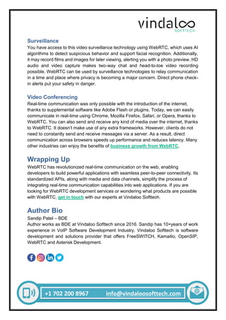 What is WebRTC and How does it work? | PDF