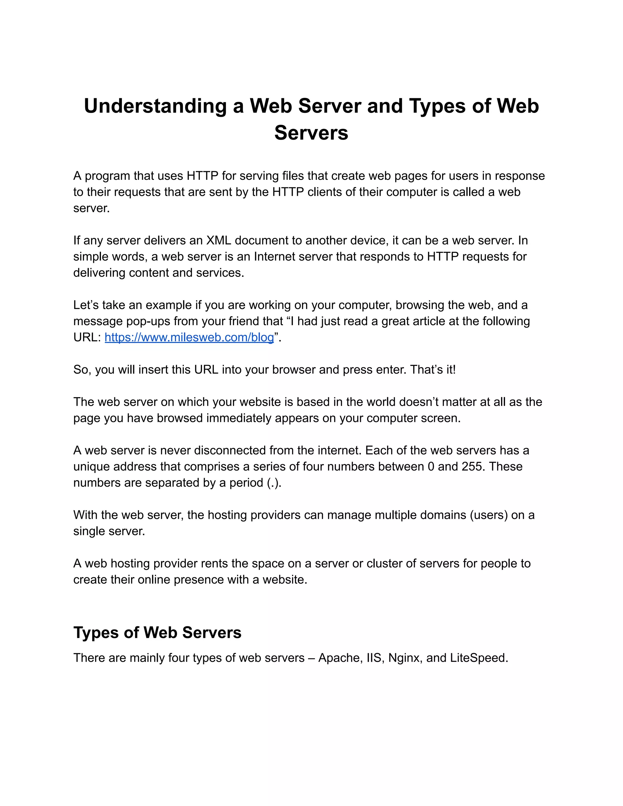 What is Web Server & It's Types.pdf