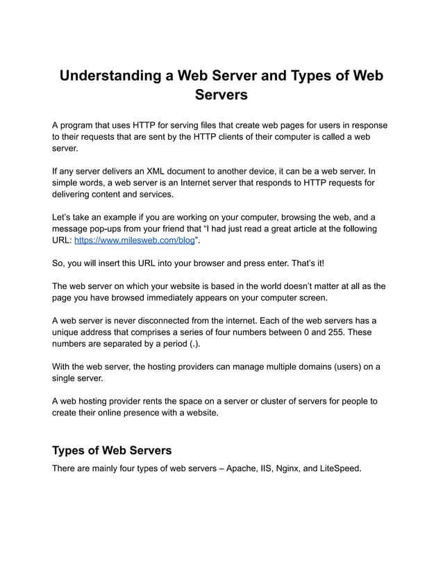 What is Web Server & It's Types.pdf