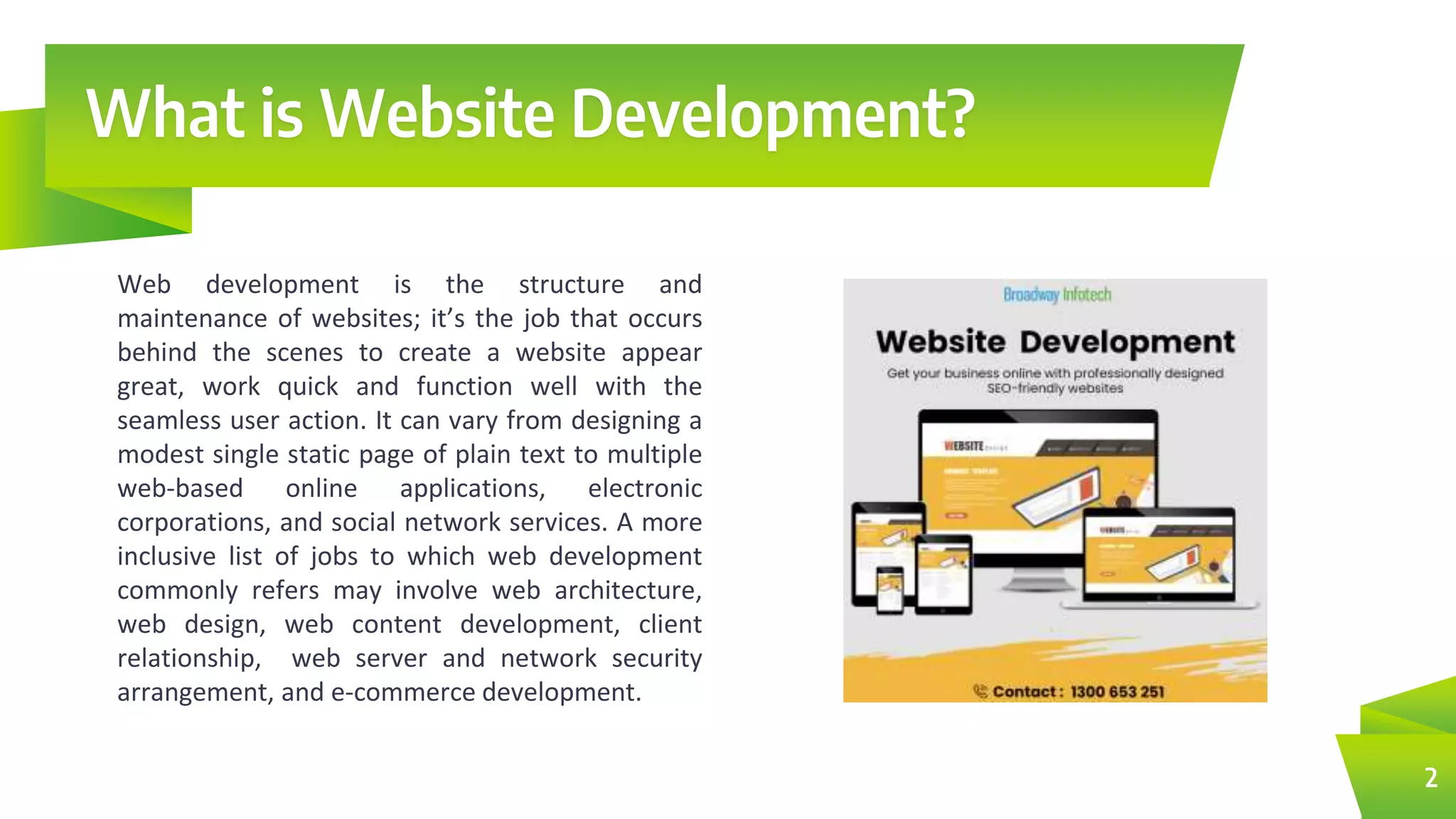 What is website development? | PPT