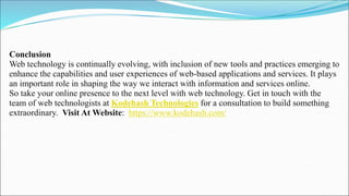 What is Web Technology? | PPT