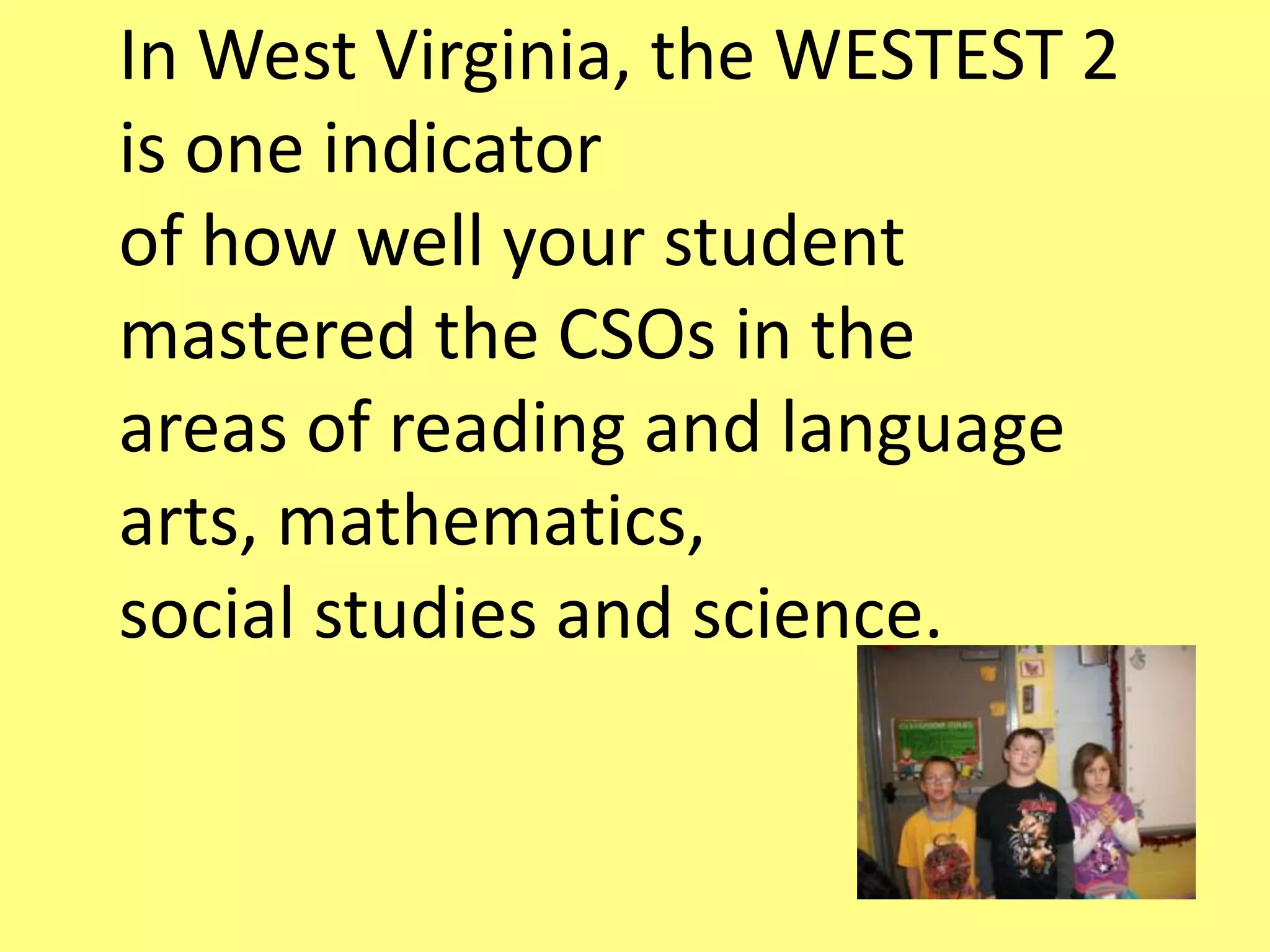 What Is Westest 2 | PPTX