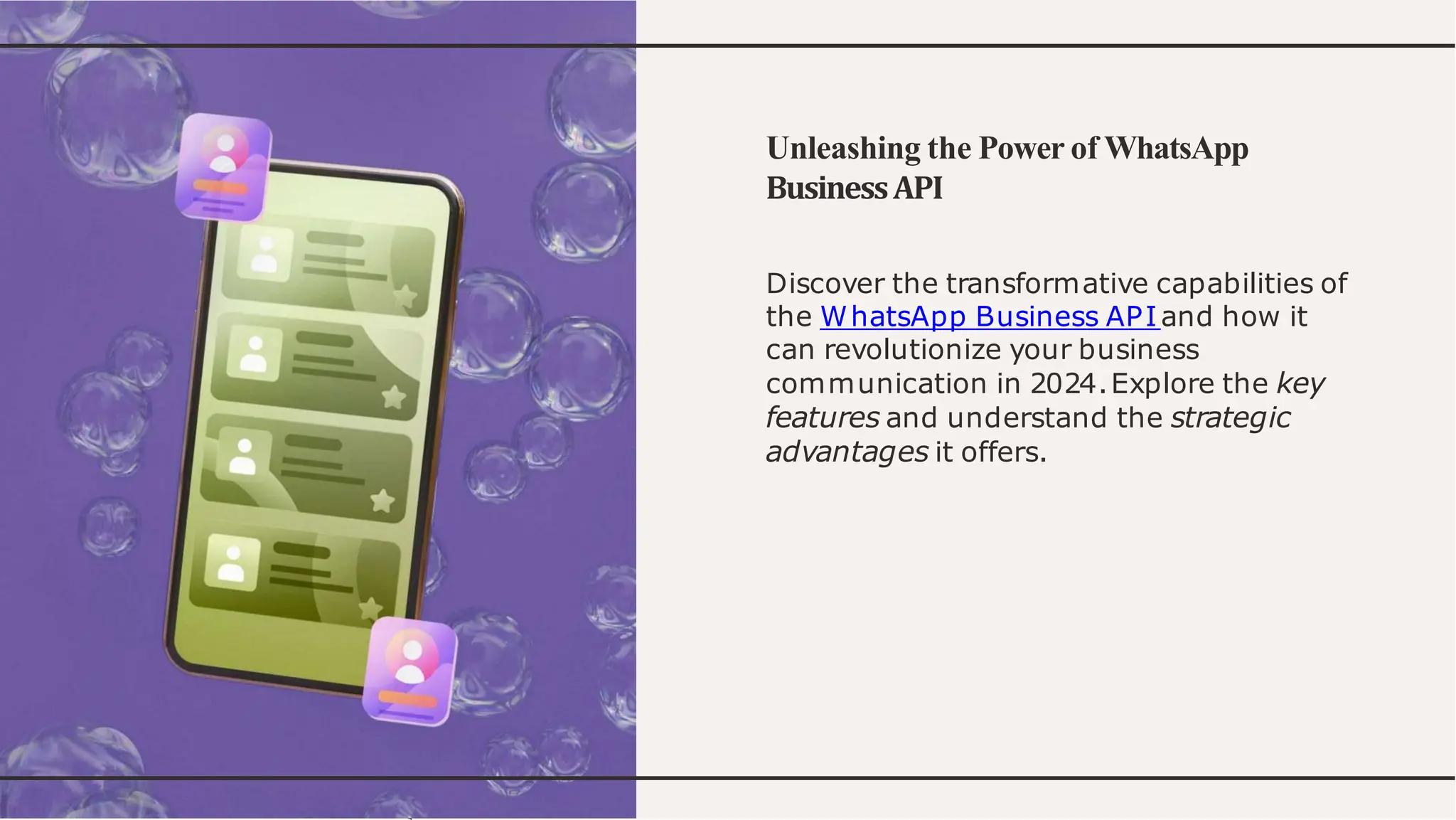 What is WhatsApp Business API The Complete Guide (2024) | PPTX