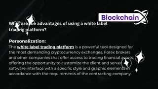 What is White label Trading Platform? | PPT