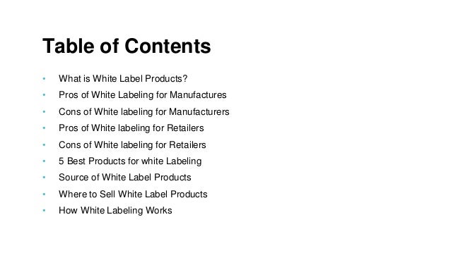 What is white label – white labeling and how it works. | PPTX