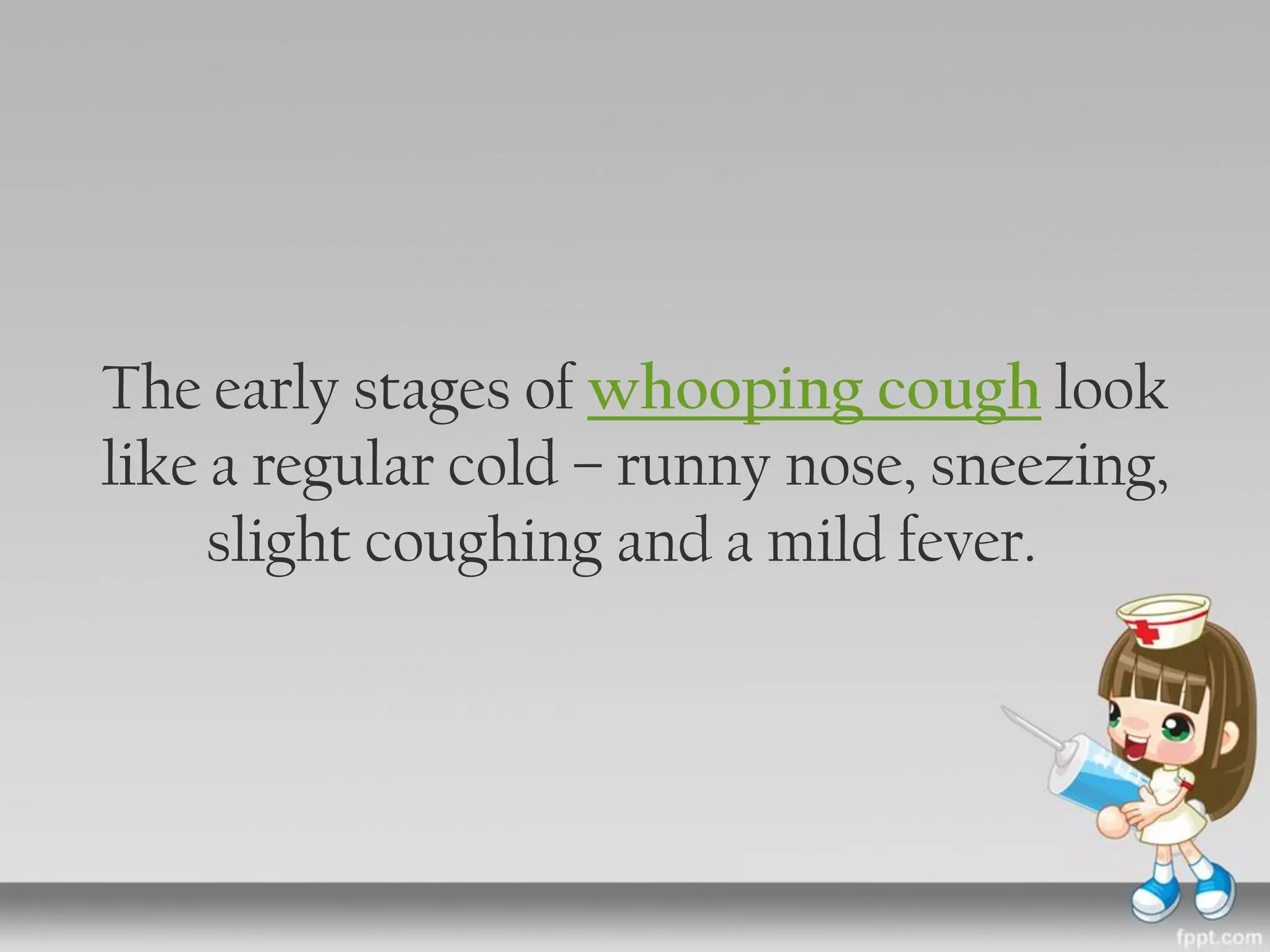 What is whooping cough (pertussis) | PPT