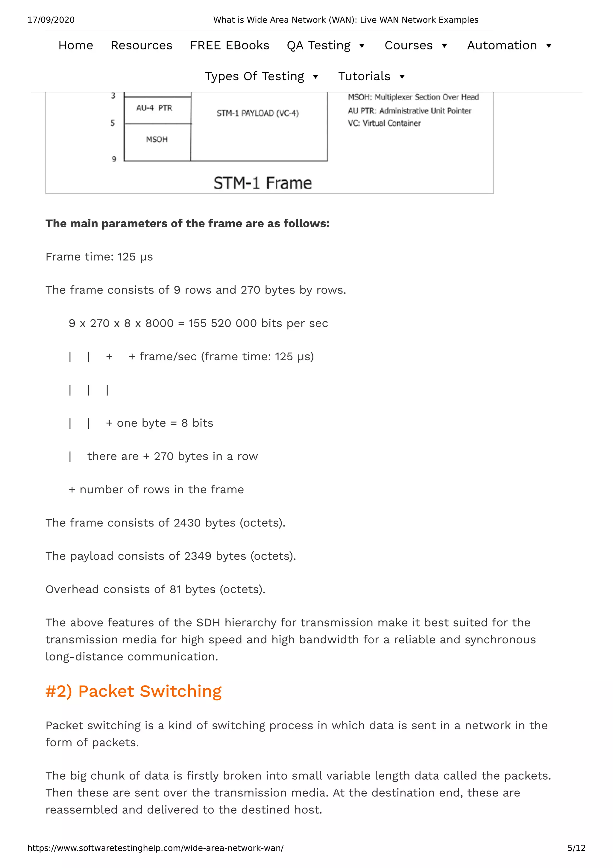 What Is Wide Area Network (WAN): Live WAN Network Examples : Notes | PDF