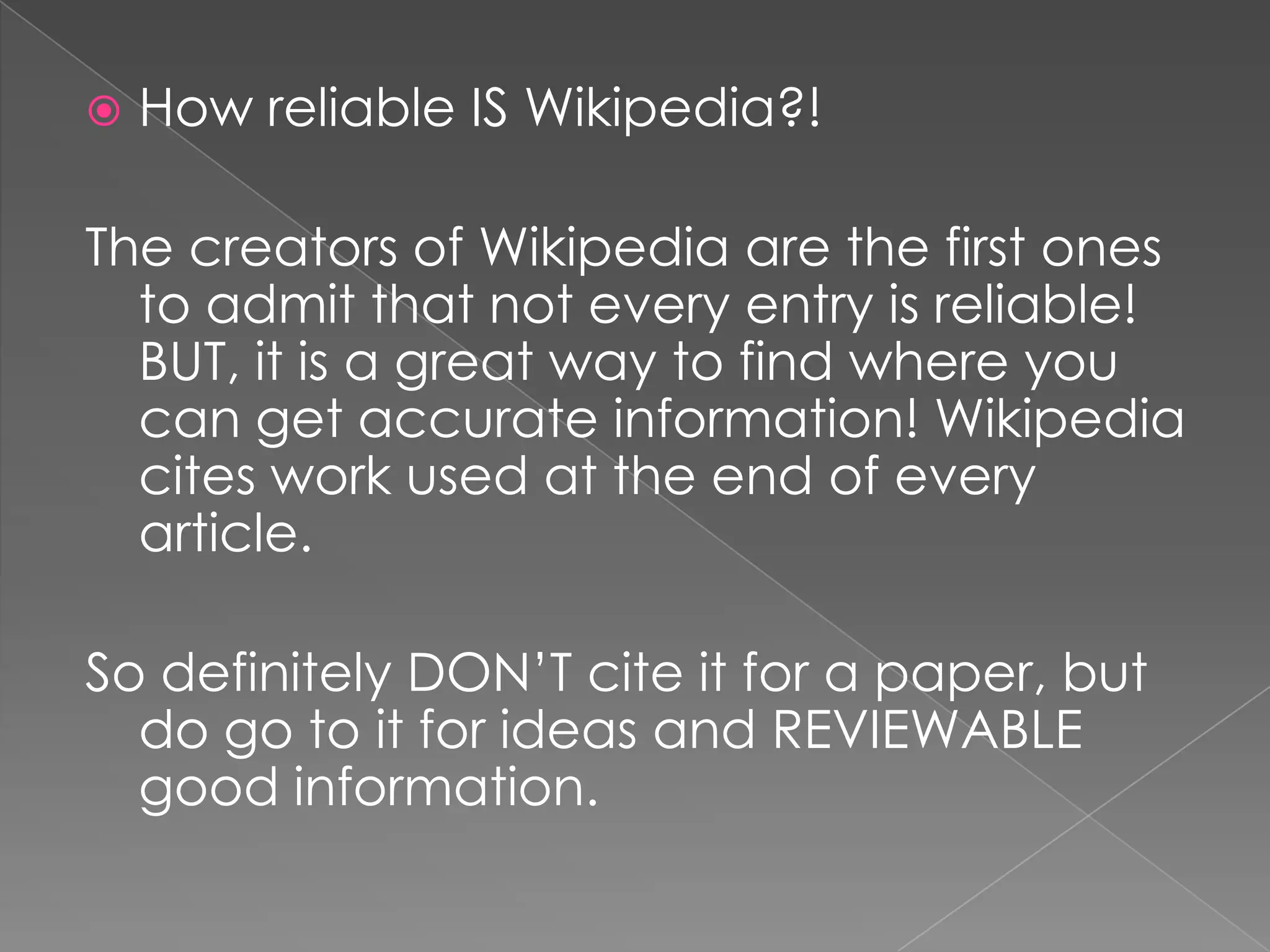 What is wikipedia | PPTX