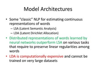 What is word2vec? | PPTX