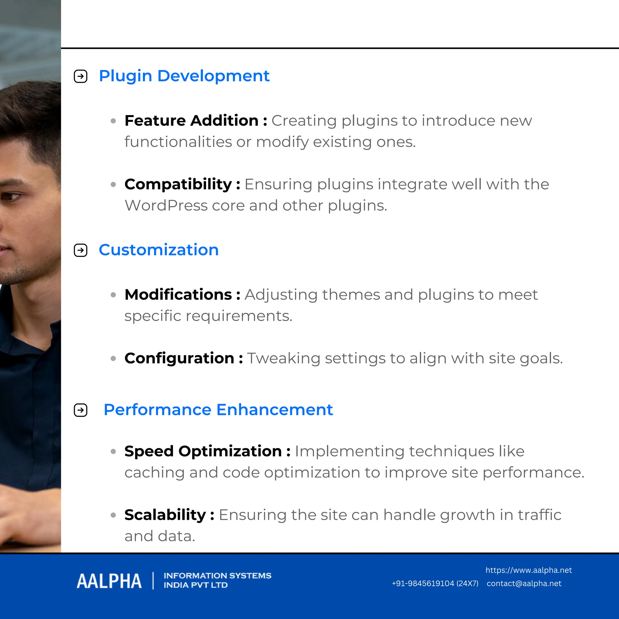 what is WordPress Development - Aalpha Information System | PDF