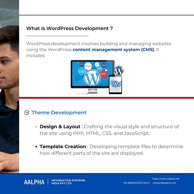 what is WordPress Development - Aalpha Information System | PDF