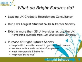 Bright Futures - What is work experience | PPT