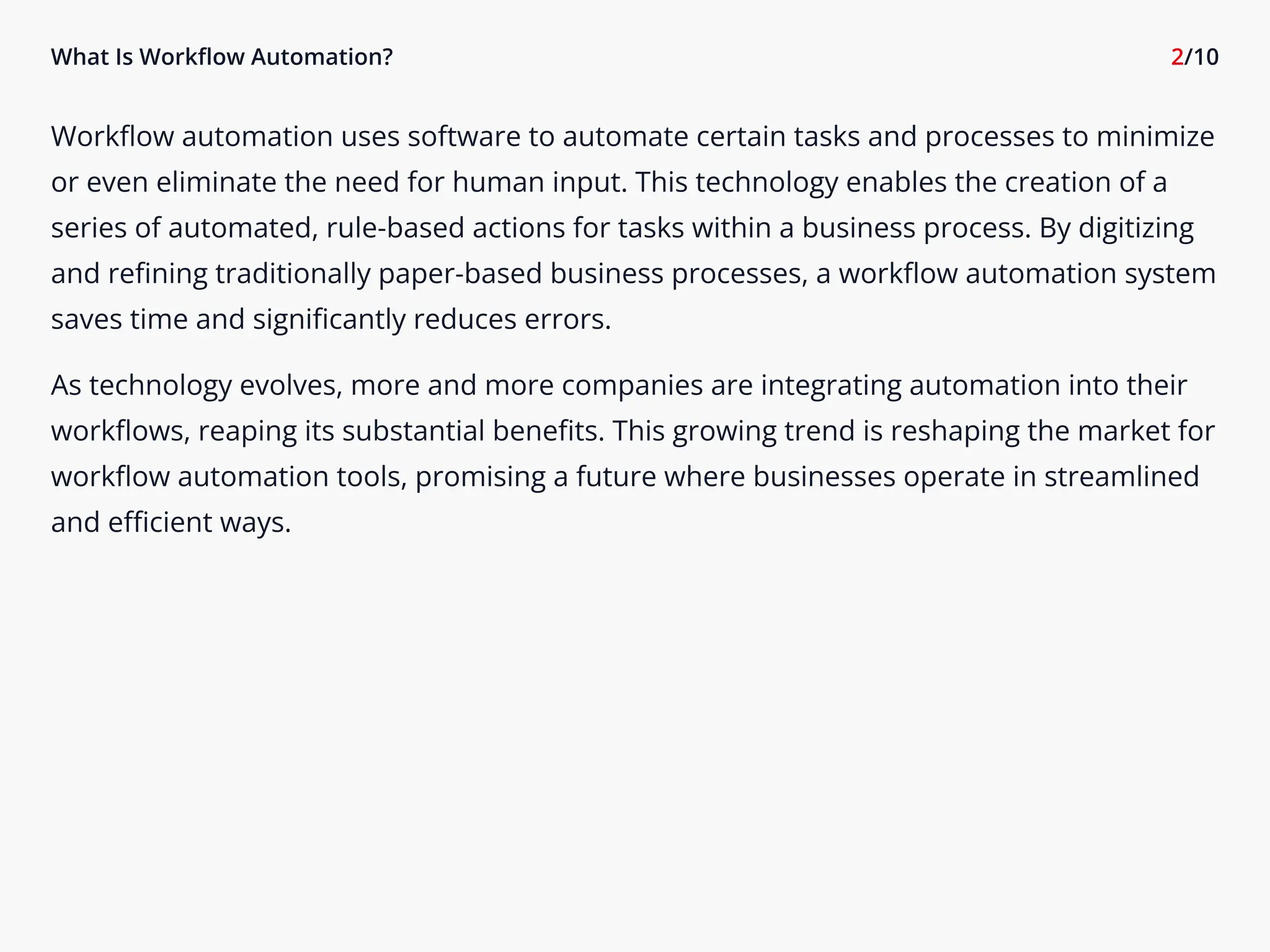 What Is Workflow Automation.pdf | Technology Industry | Industries