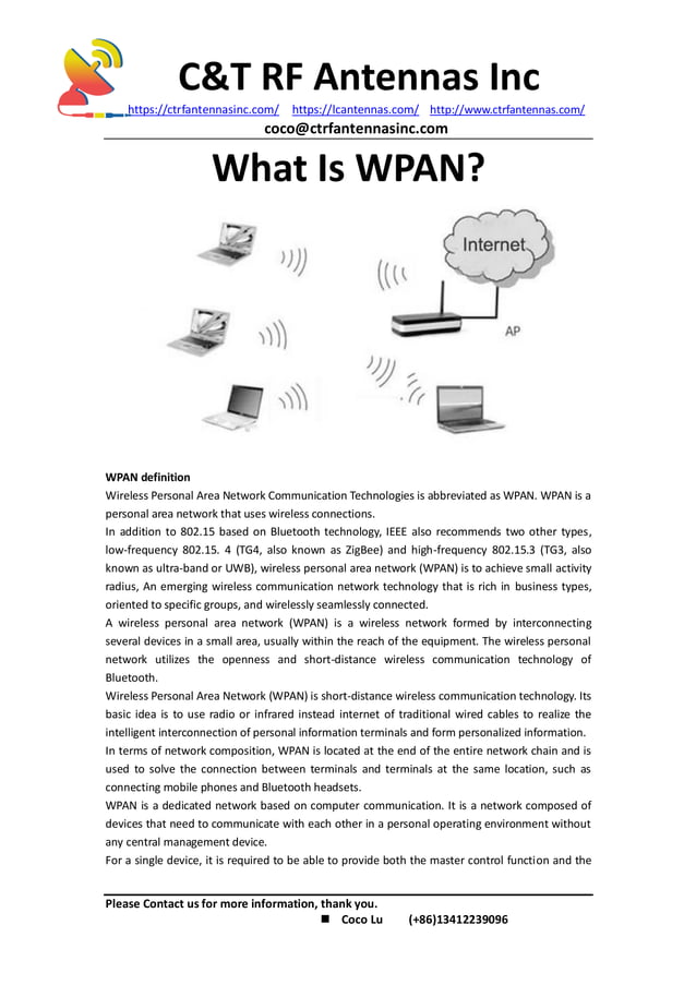 What is WPAN? | PDF