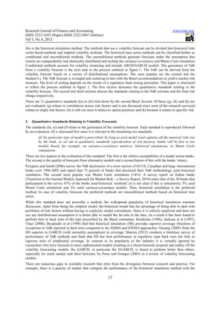 What is wrong with the quantitative standards for market risk | PDF