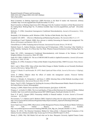 What is wrong with the quantitative standards for market risk | PDF