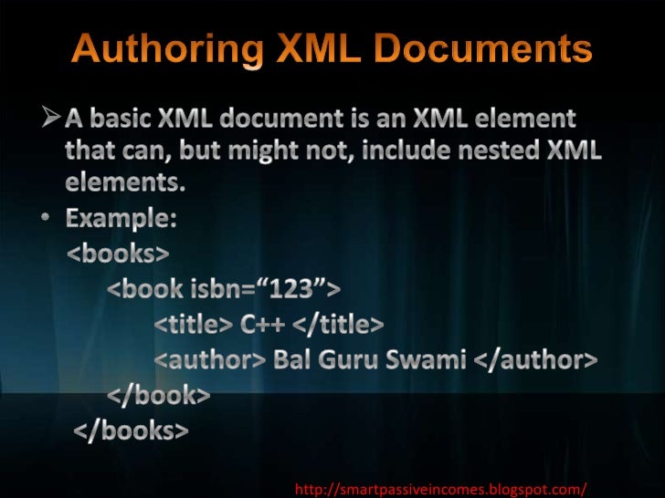 What is xml
