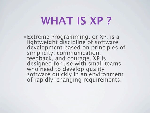What Is XP | KEY
