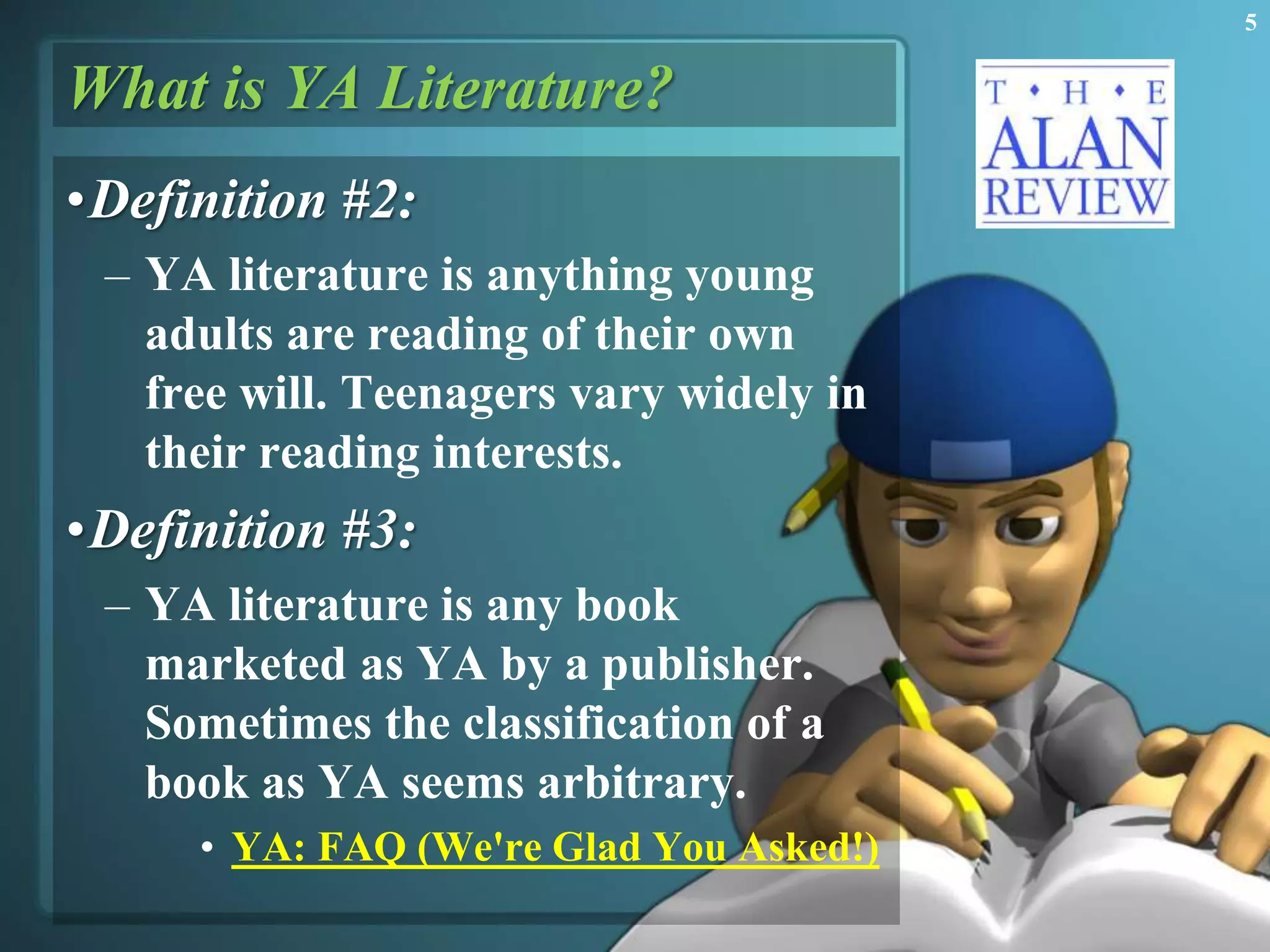 What is Young Adult Literature? | PPTX