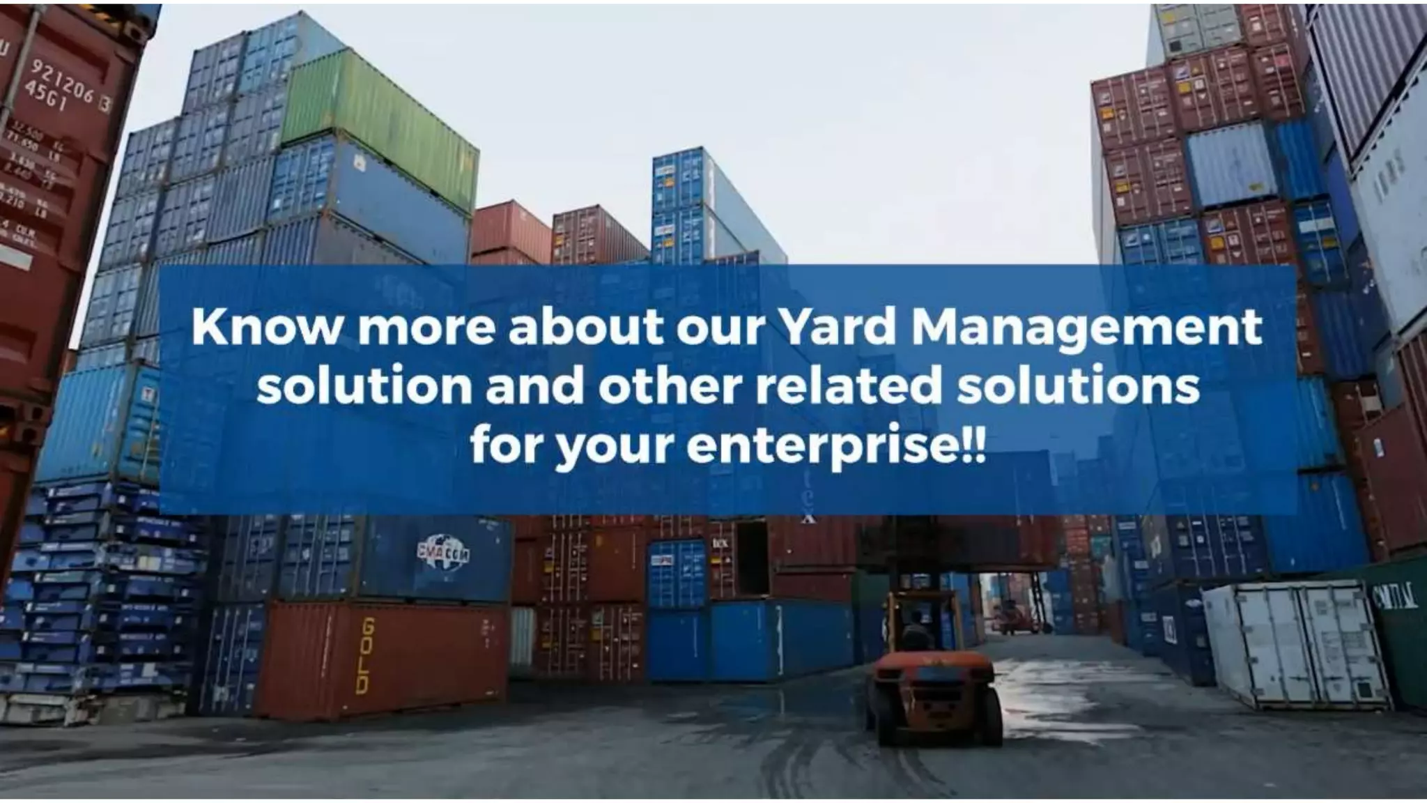 What is yard management system? | PPTX