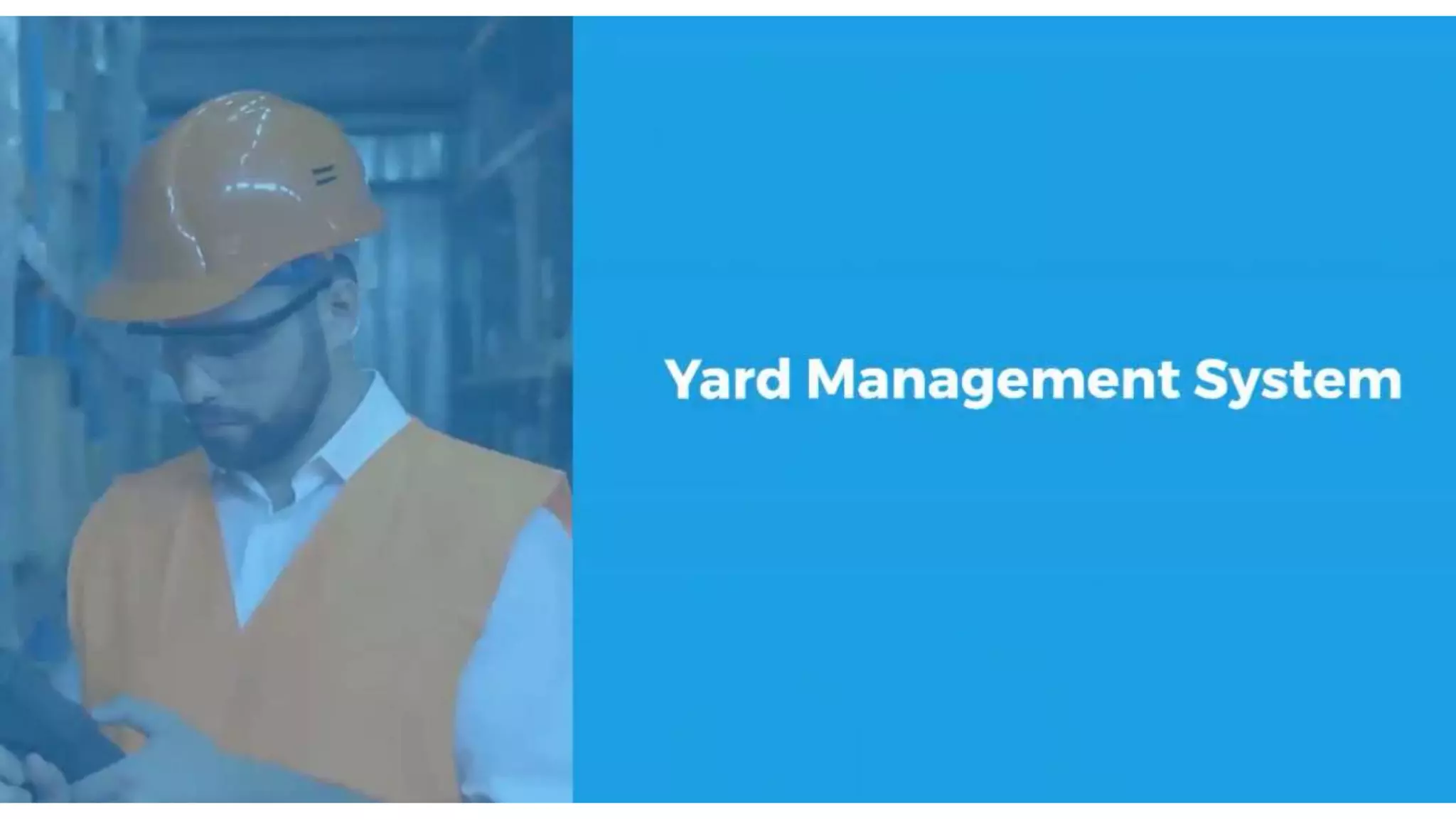 What is yard management system? | PPTX