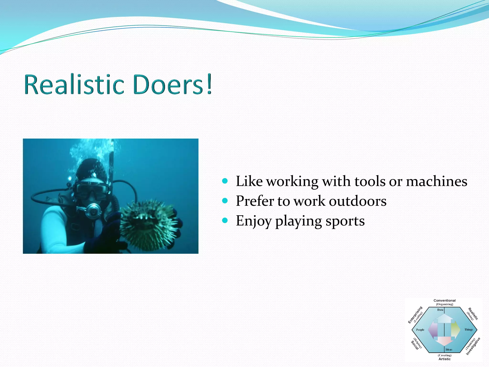 What is your code? Are you a Realistic Doers | PPT