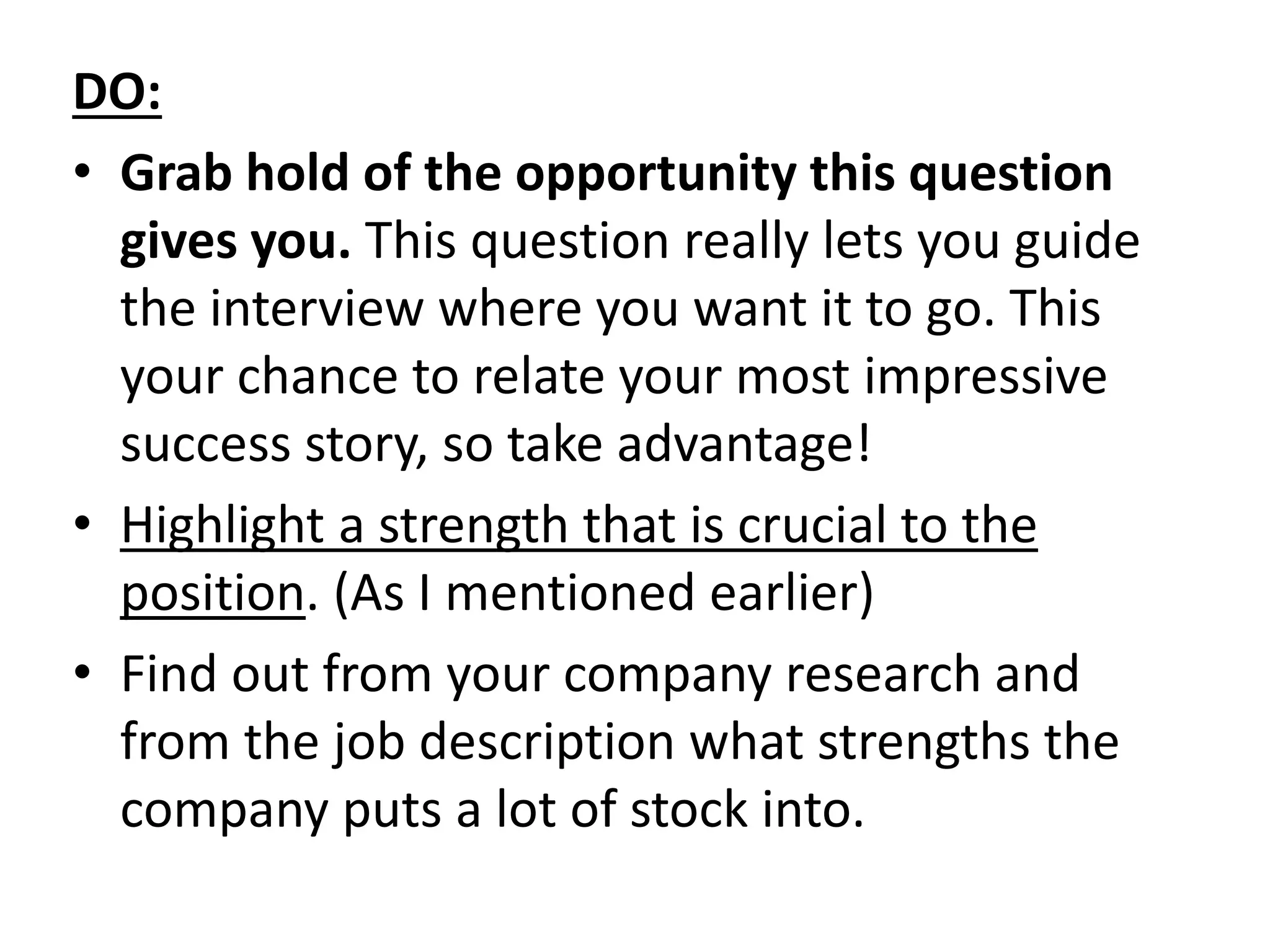 What is your greatest strength? | PPTX