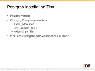 Postgres & Red Hat Cluster Suite | PPT