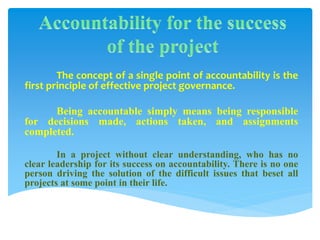What is your major accountability | PPT