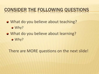 Module 5 - What Is Your Philosophy? | PPT
