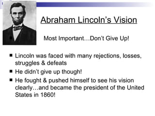 What Is Your Vision | PPT