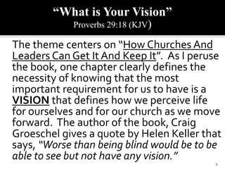 What is your vision | PPTX | Christianity | Religion & Spirituality