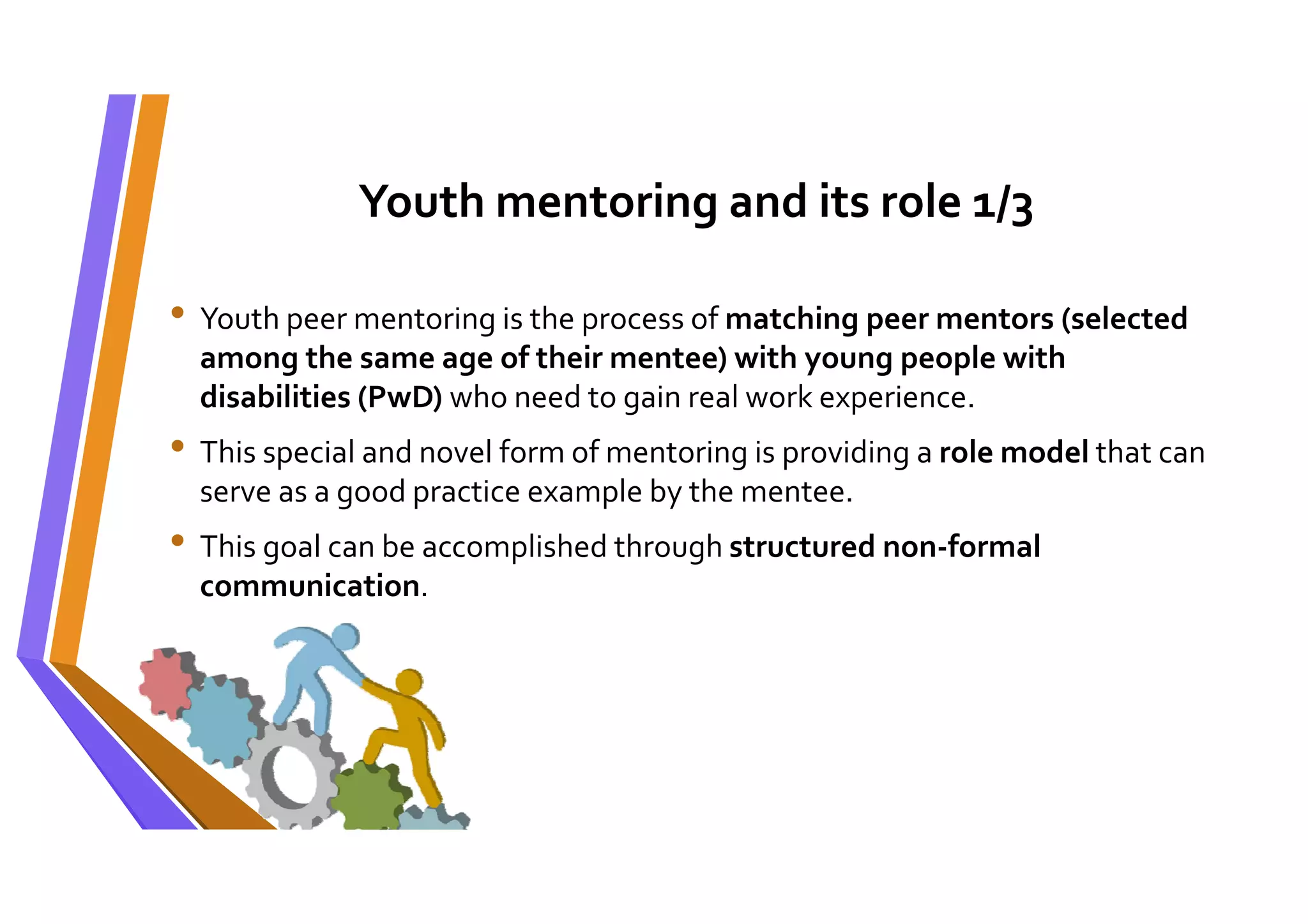 What is youth peer mentoring? | PDF