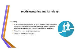 What is youth peer mentoring? | PDF