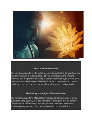 What is Zen meditation.pdf