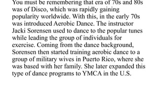 What is zumba and aerobics all about | PPTX