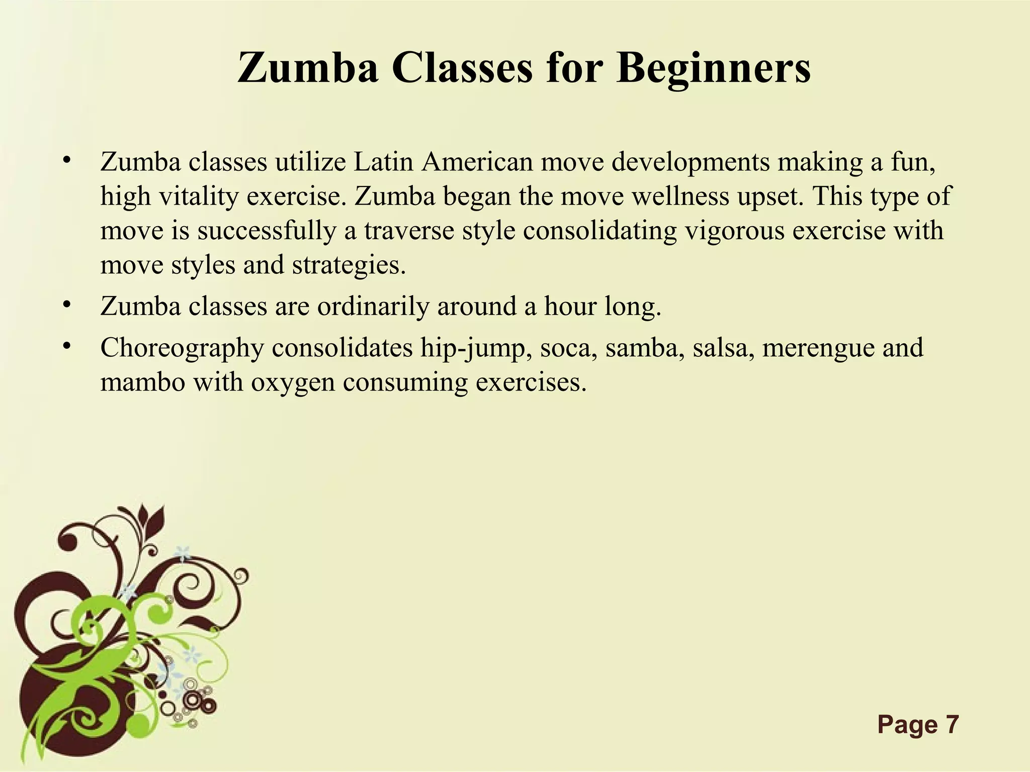 What is Zumba With It's Different Types - Karyna Alexandar Tijero | PPT