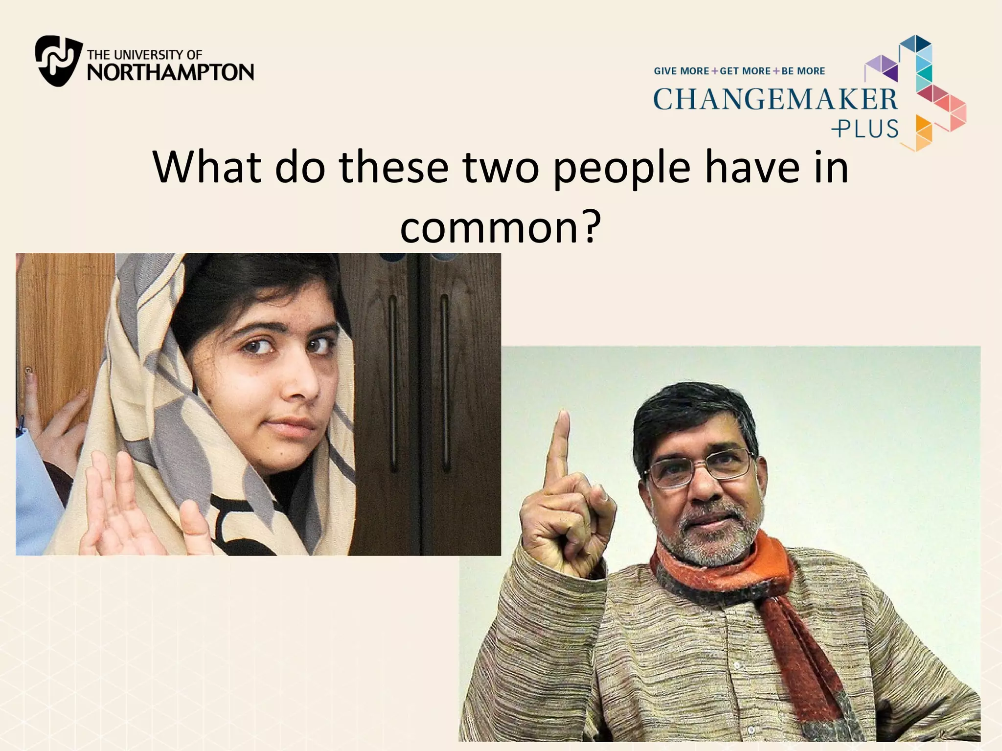 What it means to be a Changemaker | PPT