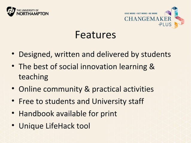 What it means to be a Changemaker | PPT
